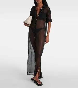 Jade Swim Mika Mesh Shirt Dress
