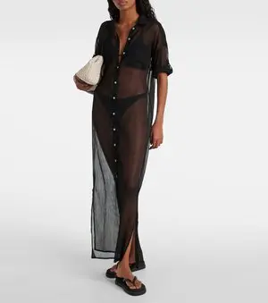 Jade Swim Mika Mesh Shirt Dress