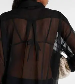 Jade Swim Mika Mesh Shirt Dress
