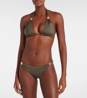 Heidi Klein Lake Maggiore Bikini Bottom - Grey