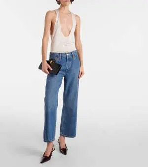 RE/DONE Loose Crop High-rise Jeans