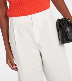 Vince High-rise Cotton Shorts