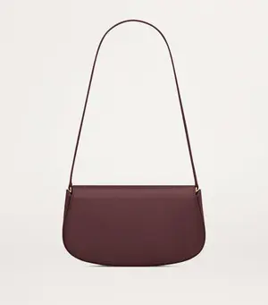 Saint Laurent Mini Flap Shoulder Bag - Burgundy