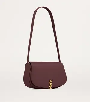 Saint Laurent Mini Flap Shoulder Bag - Burgundy