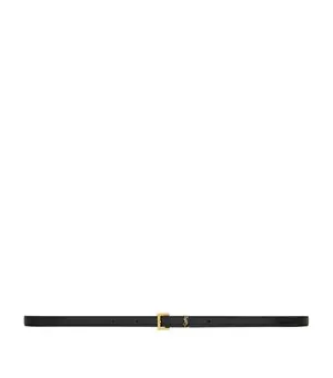 SAINT LAURENT Saint Laurent Extra-Thin Cassandre Belt