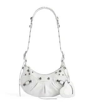 Balenciaga Xs Le Cagole Shoulder Bag - White
