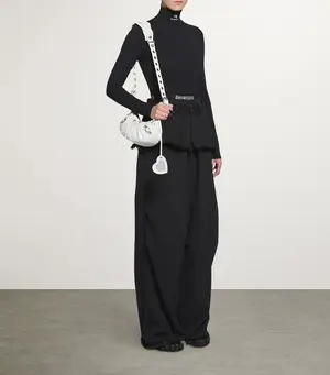Balenciaga Xs Le Cagole Shoulder Bag - White