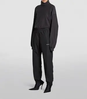 Balenciaga Logo Track Pants - Black