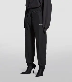 Balenciaga Logo Track Pants - Black