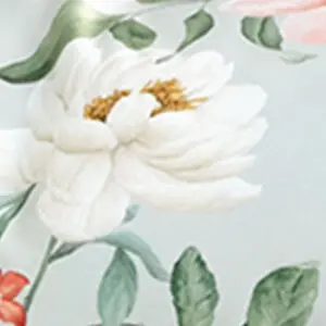SCHLOSSBERG Floral Artemis-noblesse Flat Sheet - Green