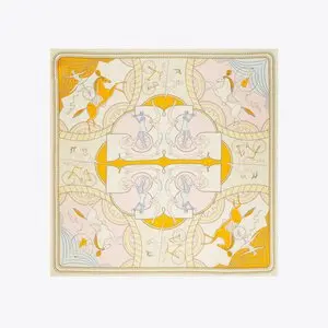 Tory Burch Aeronauts Double-sided Silk Square - Aeronauts Silk Square - Pink