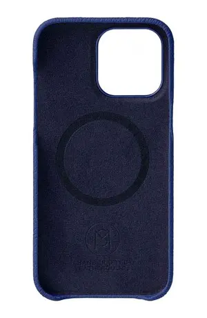 MAISON DE SABRE Leather Phone Case - Lapis Blue