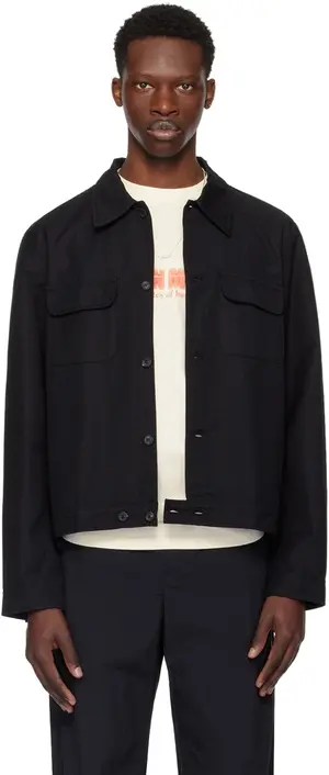 Our Legacy OUR LEGACY Black Coach Jacket - Deluxe Black Exquisi