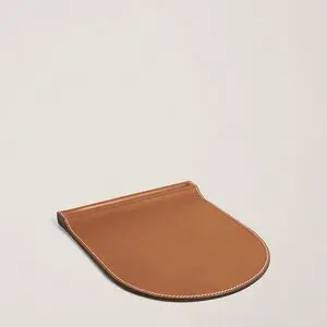 Ralph Lauren Brennan Leather Mouse Pad Saddle