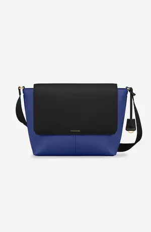 MAISON DE SABRE Leather Flaire Messenger Bag