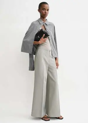 TOTEME Zip-front Wide Leg Trousers