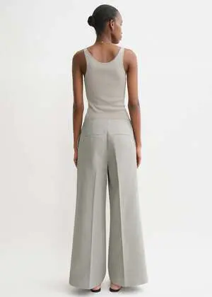 TOTEME Zip-front Wide Leg Trousers