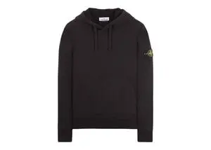 Stone Island Hooded Sweatshirt - Black
