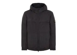 Stone Island Garment Dyed Crinkle Hooded Jacket