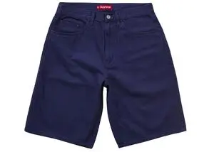 Supreme Baggy Denim Short - Navy Blue
