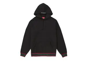 Supreme Striped Rib Hooded Sweatshirt
