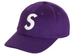 Supreme Wool S Logo 6 Panel - Purple