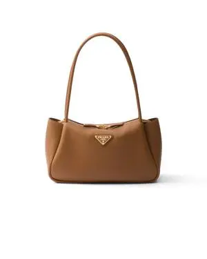 Prada Darling Medium Leather Shoulder Bag - Brown