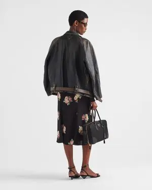 Prada Leather Blouson Jacket