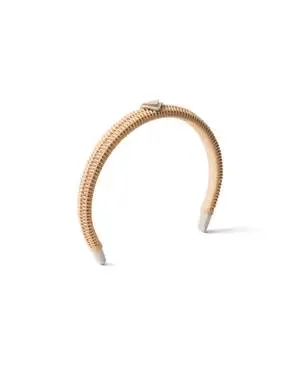Prada Wicker Headband - Neutral
