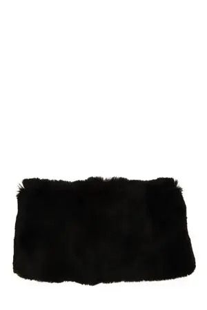 Chanel Fur Muffler - Black