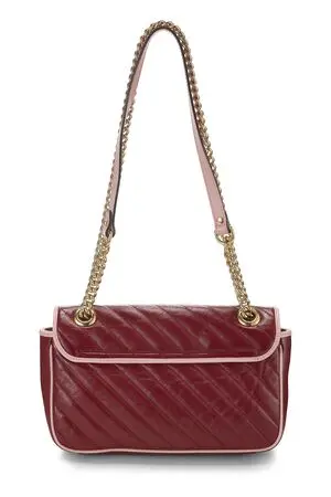 Gucci Leather Torchon Gg Marmont Shoulder Bag