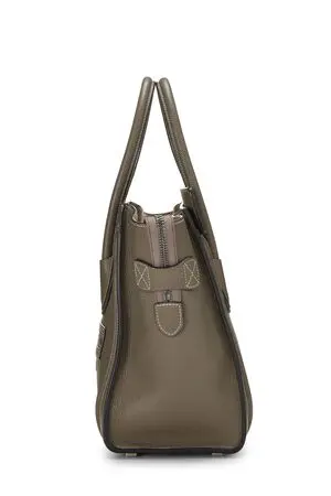 Celine Luggage Tote Drummed Calfskin - Grey