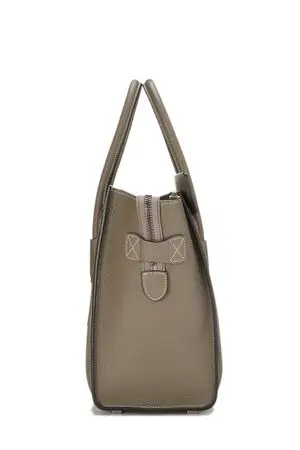 Celine Luggage Tote Drummed Calfskin - Grey