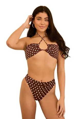 DIPPIN DAISY'S Seashore Bottom Dotted Brown