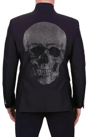 MACEOO Socrates Skull Blazer