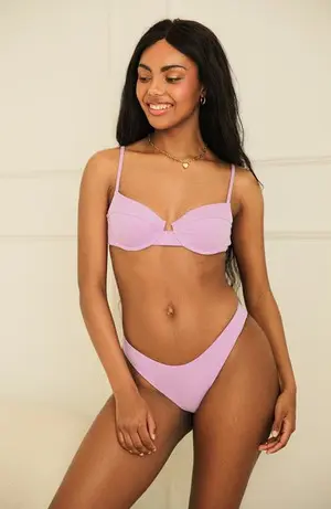 DIPPIN DAISY'S Dippin Daisys Nocturnal Cheeky Bikini Bottom Lavender