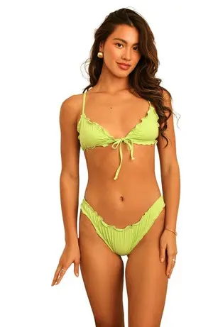 DIPPIN DAISY'S Bardot Bikini Bottom - Green Tea