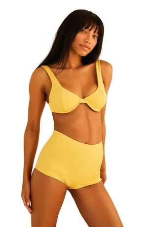 DIPPIN DAISY'S Faye Bikini Top - Mellow Yellow