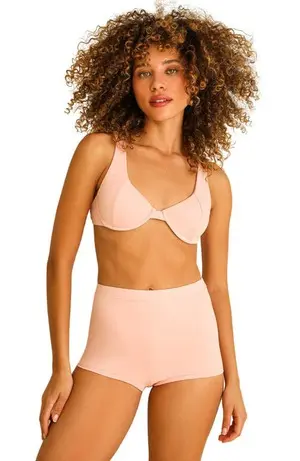 DIPPIN DAISY'S Faye Bikini Top - Sunset Pink