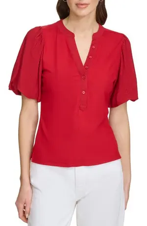 Dkny Puff Sleeve Blouses