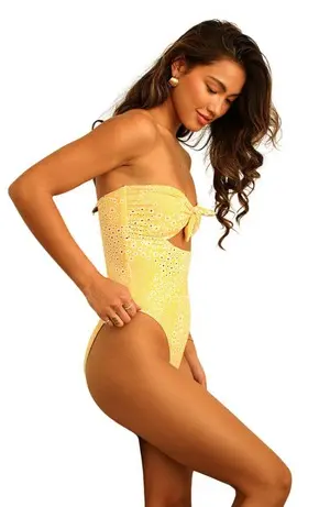 DIPPIN DAISY'S Devon One Piece - Golden Ditsy