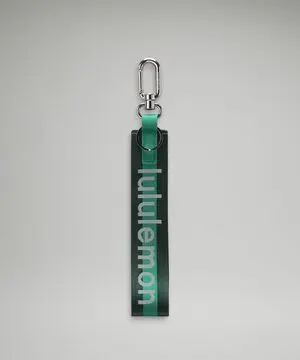 Lululemon Never Lost Keychain Legacy Green/cascadia Green/white