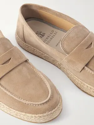 Brunello Cucinelli Suede Espadrilles