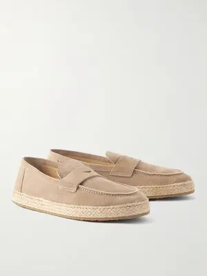 Brunello Cucinelli Suede Espadrilles