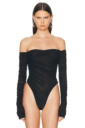 MUGLER Mesh Bodysuit
