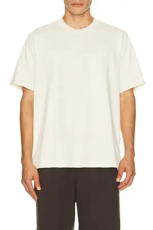 Reigning Champ Midweight Jersey Og T-shirt In Teal - Arctic Wolf