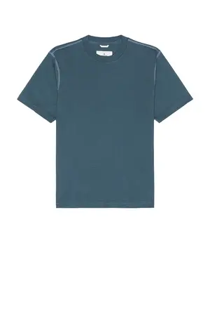 Reigning Champ Midweight Jersey Og T-shirt In Teal - Bermuda