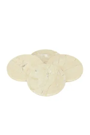 ANASTASIO HOME Set Of Four Oversized Coasters In Green