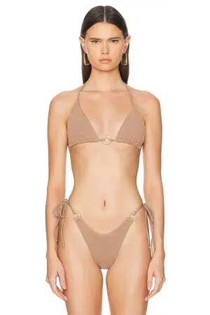 Bond Eye Bond Eye Ring Ingrid Bikini Top Hazelnut