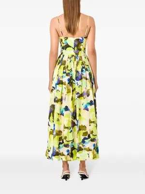 NICHOLAS Mireille Linen Maxi Dress